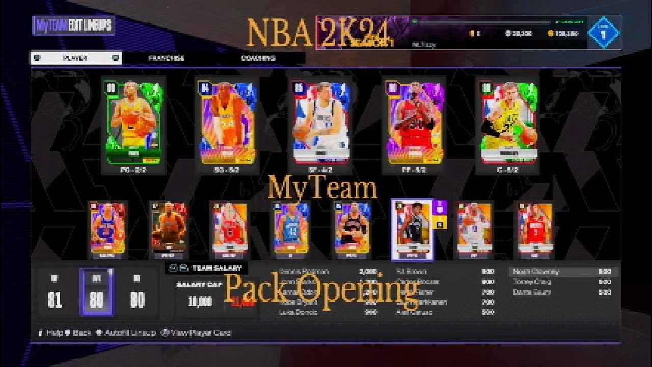NBA 2K24 | Next Gen | MyTeam Episode 1 (Pack Opening) | 4K - YouTube