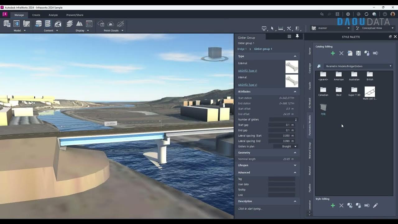 [Infraworks 2024 New Features] Revit Family to Infraworks - YouTube
