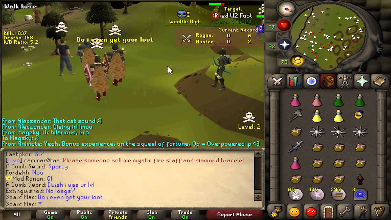 Runescape - Sparc Mac's Epic Adv #14 - Pking, Ammy of Damned & More ...