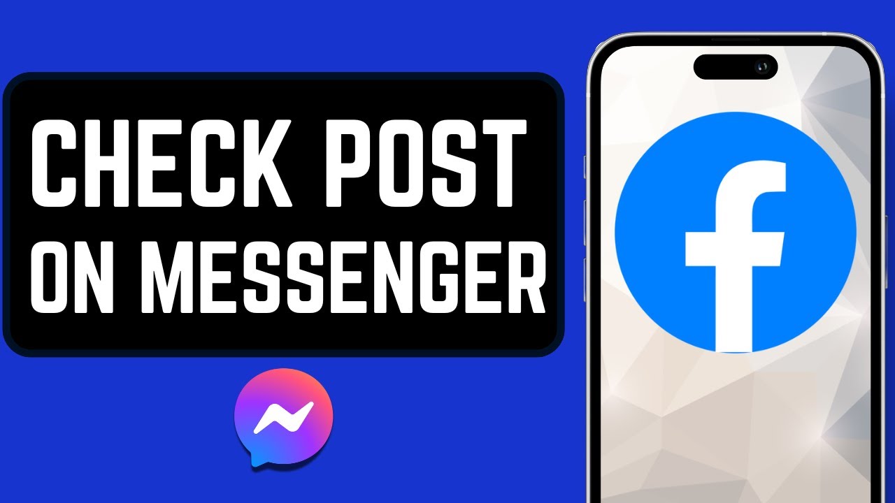 How to check Facebook post through messenger - YouTube