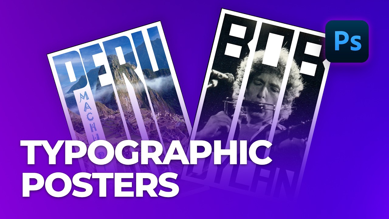 Photoshop: Create Awesome Typographic/Photographic POSTERS! - YouTube