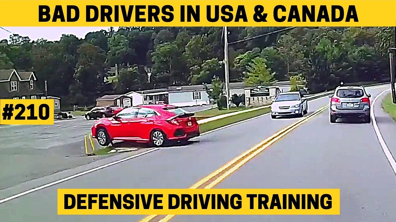 North American Bad Drivers & Dashcam Driving Fails #210 | Defensive ...