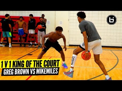 1 V 1 KING OF THE COURT! Greg Brown, Mike Miles & EYBL Texas Titans