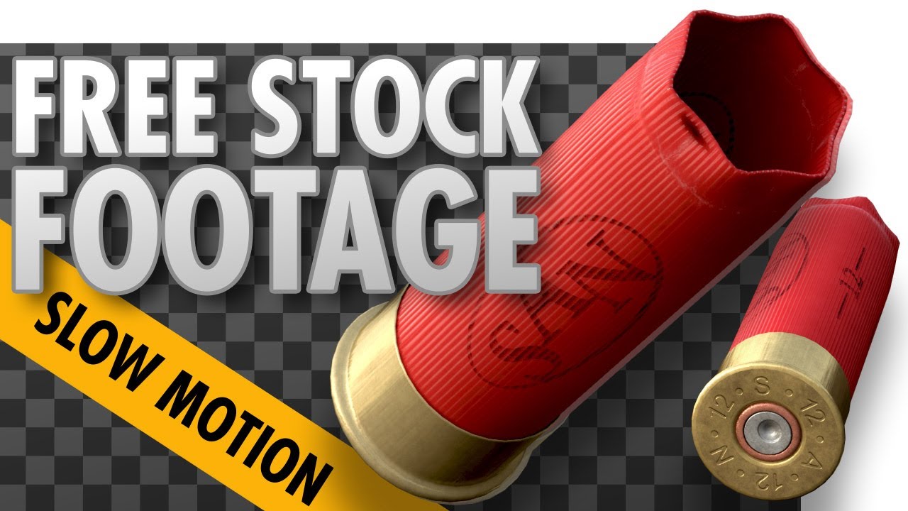 FREE Bullet Shell Stock Footage: slow motion shotgun shell - looped ...