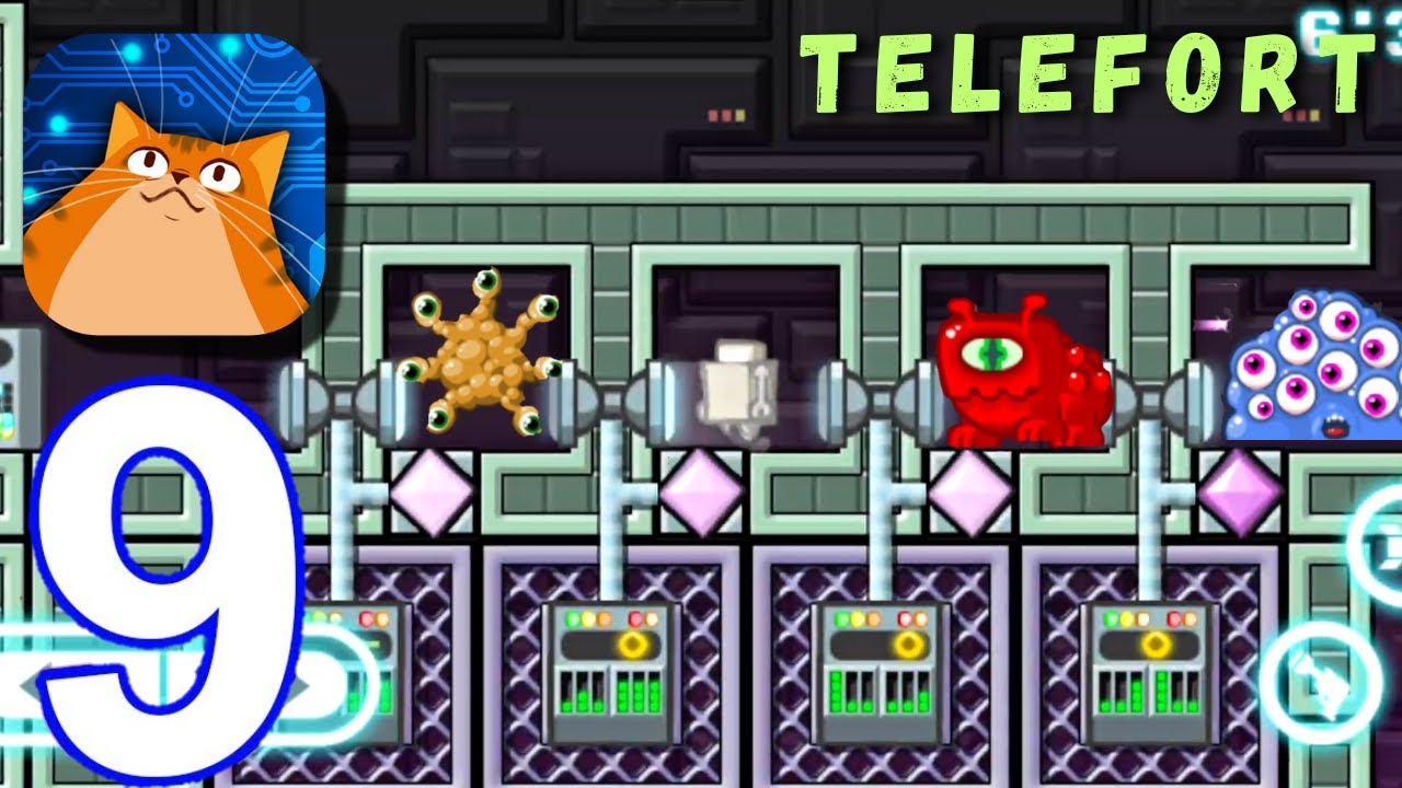 Robot Wants Kitty - TeleFort (All Bosses) Level 🤯 Gameplay Walkthrough ...