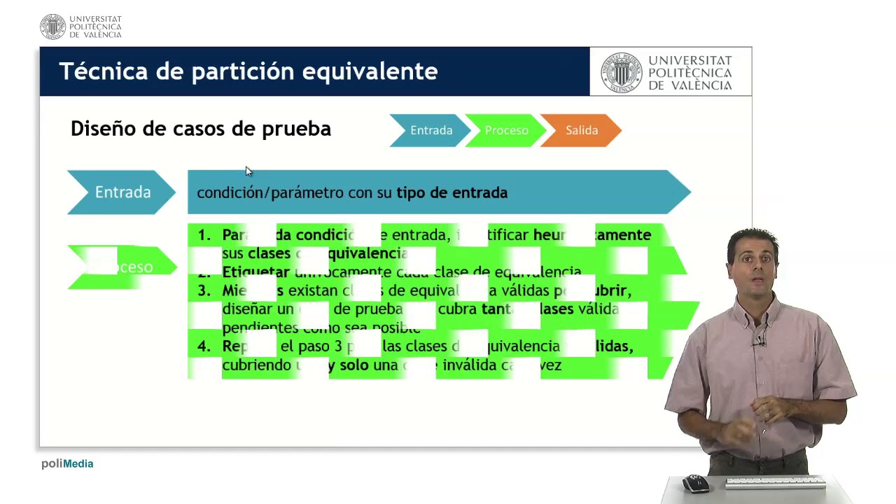 Pruebas de caja negra. Tecnica de particion equivalente | | UPV - YouTube