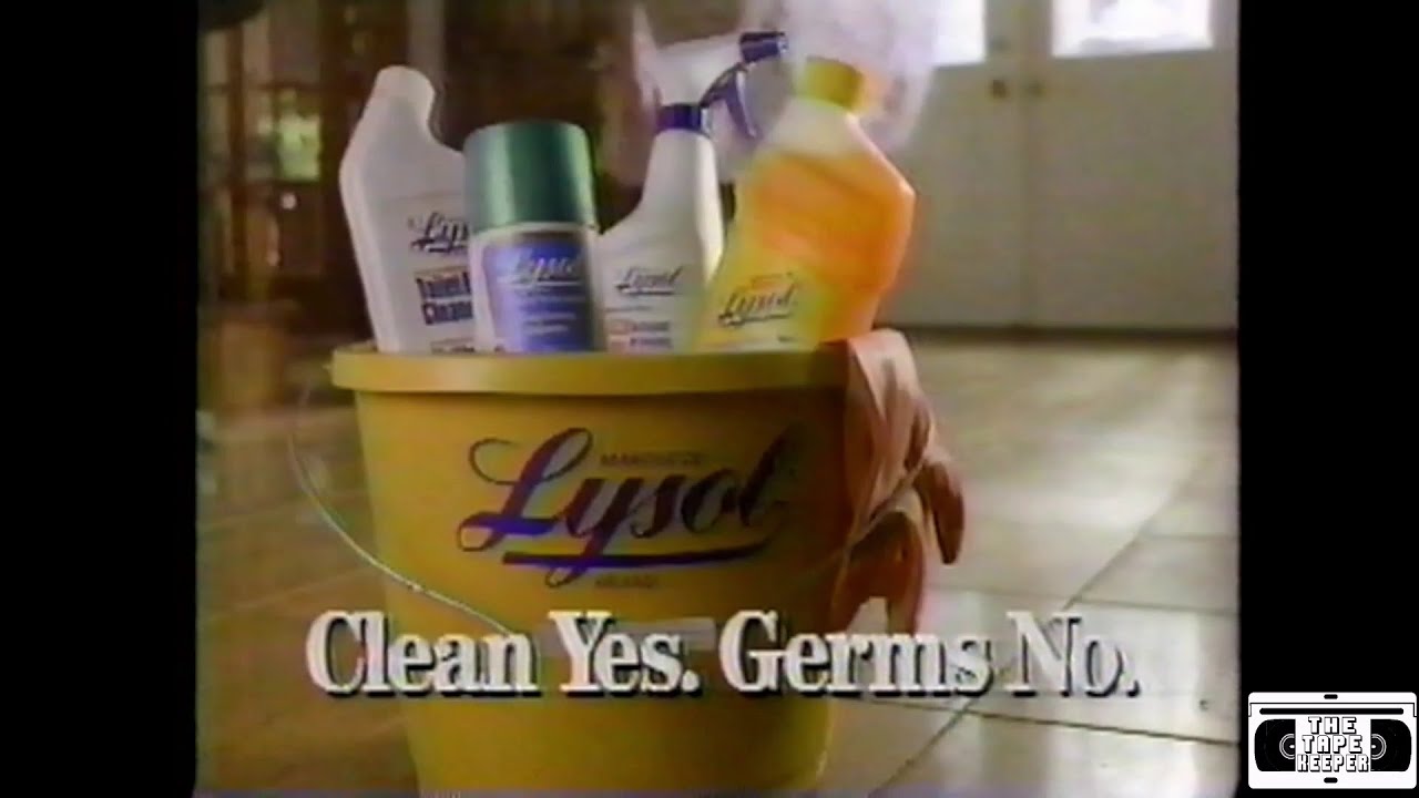 Lysol Commercial - 1993 - YouTube
