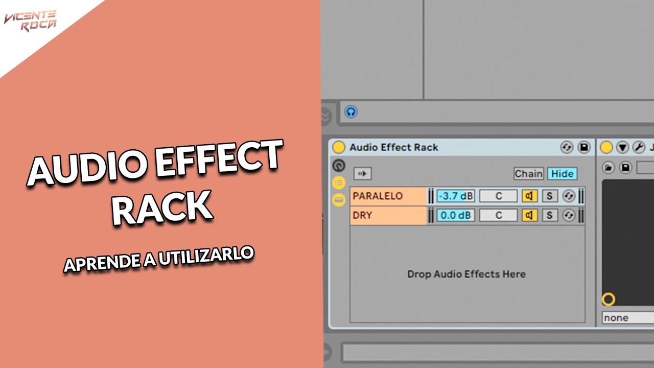 Procesamiento paralelo en Ableton Live con Audio Effect Rack - YouTube