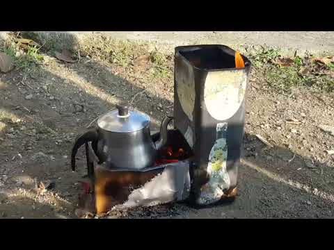 Kamp Sobasında Çay Yaptım/Çay Keyfi