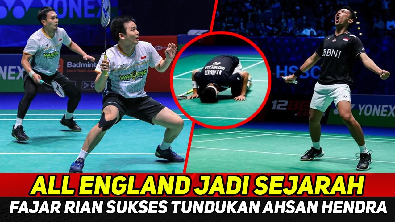 ALL ENGLAND 2023 JADI SEJARAH! SUKSES TUNDUKAN AHSAN HENDRA, FAJAR RIAN ...