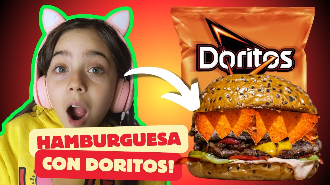 PROBANDO una HAMBURGUESA con DORITOS - YouTube
