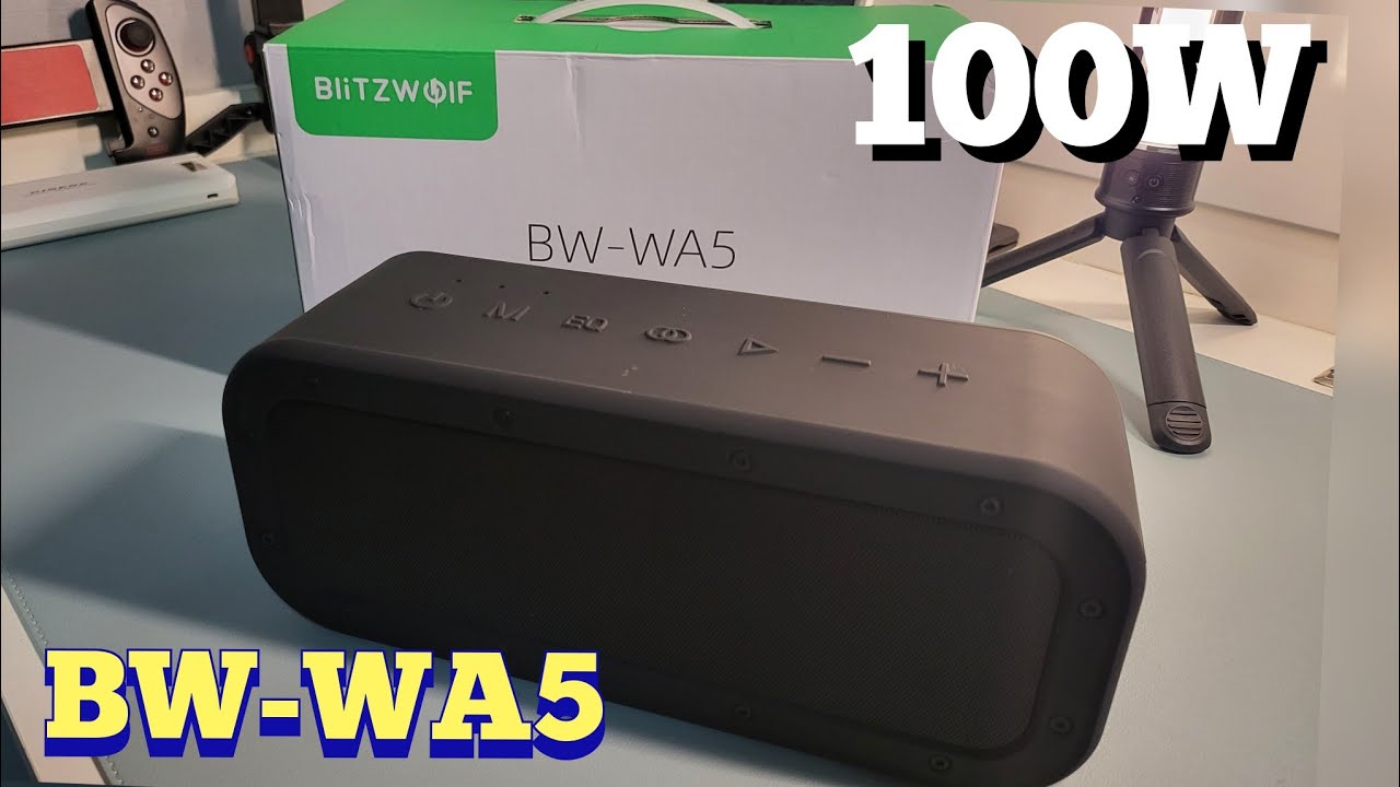 BlitzWolf BW-WA5 - Que sonzeira! Com 100W de potência e ótima qualidade sonora!!! - YouTube