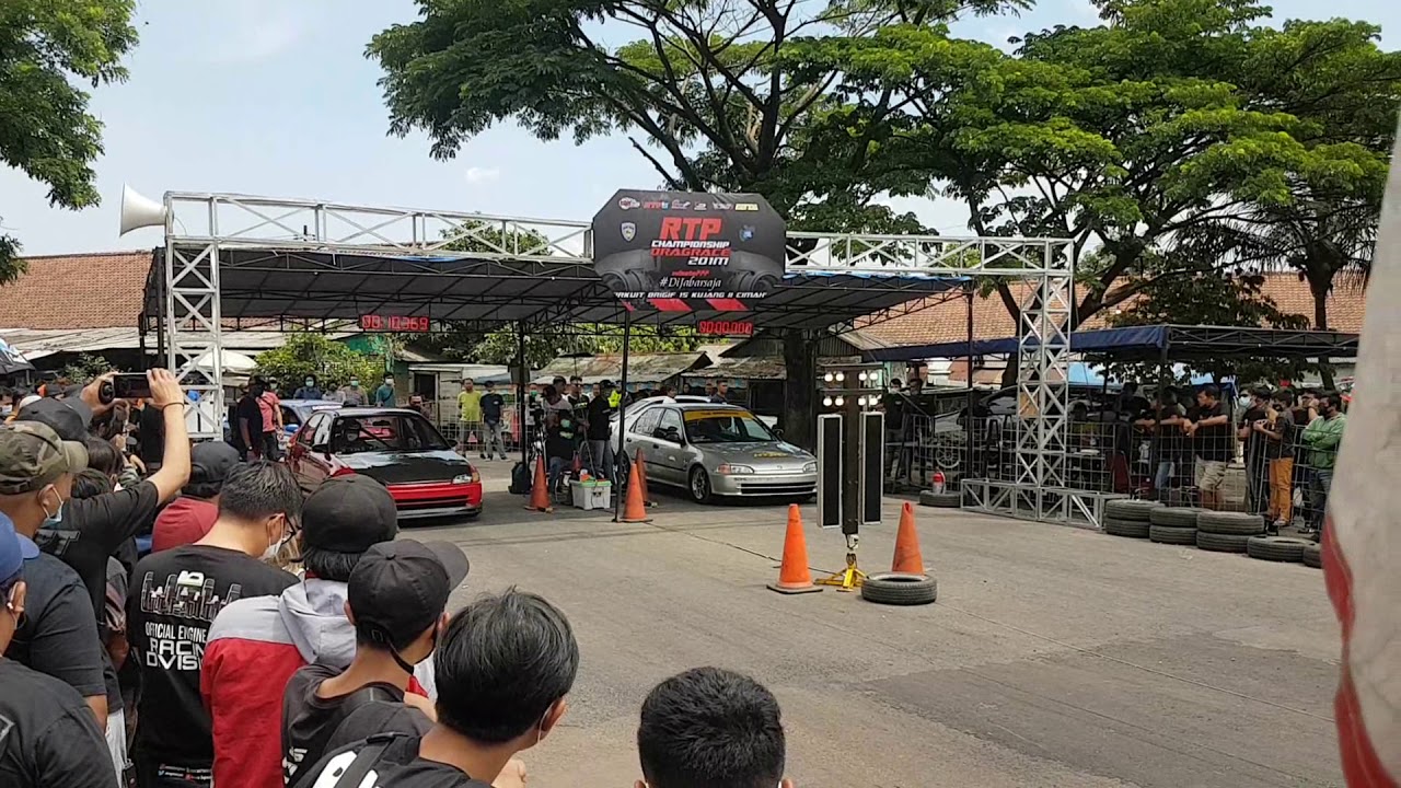 Drag Race Brigif Cimahi Honda Civic Genio SR4 B20 VS D16, NA Engine ...