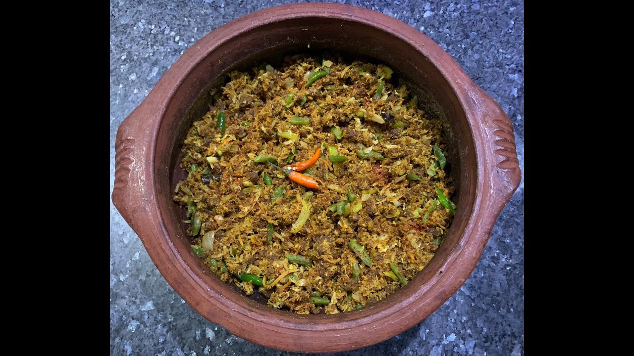 ஒடியல் மீன் புட்டுக் கொத்து How to make Odiyal Fish Puttu Kothu - YouTube