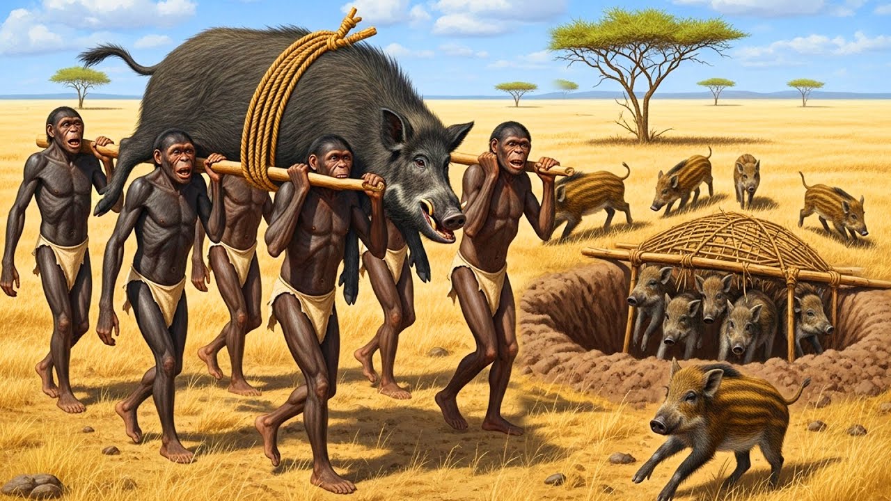 Life Millions of Years Ago | The Hunt for Giant Pig and The Traps ...