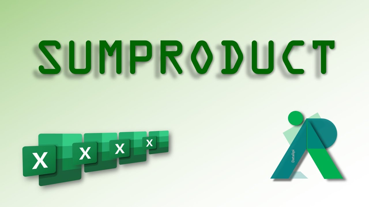 Sumproduct Functions Use In Excel Youtube 4589