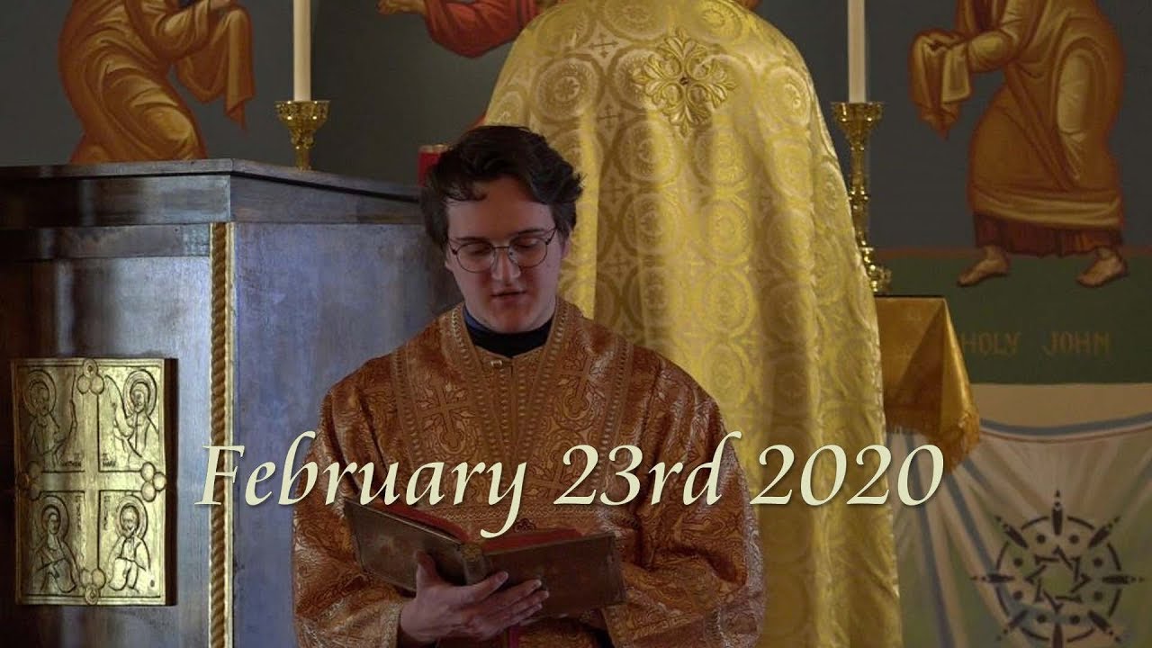 St. Michael's Epistle Reading February 23rd 2020 - YouTube