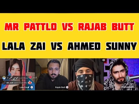 Mr pattlo ahmed sunny and rajjab butt with lala zai last night tiktok pk match video 😇 - YouTube