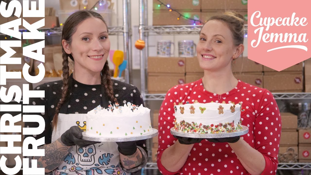 Christmas Cake Pt 2 With Jemma and Sally: Marzipan & Decoration ...