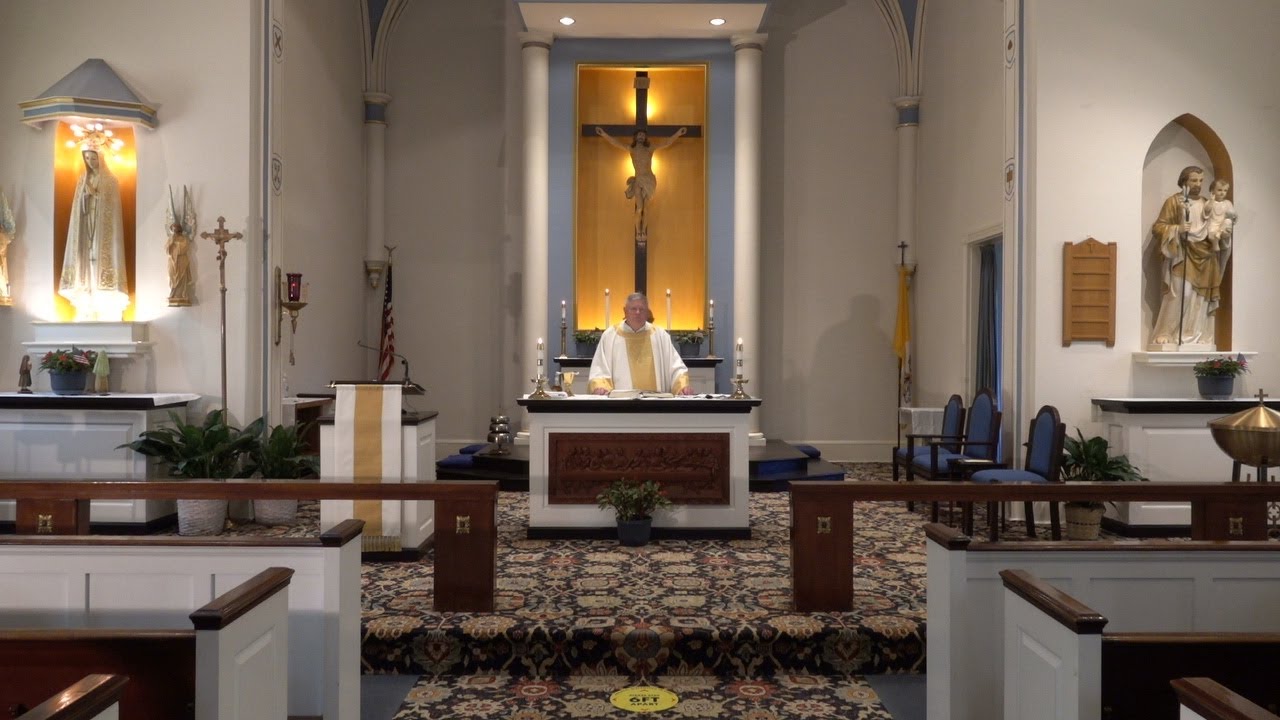 St. Mary's Barnesville MD Mass 5/30/2021 Most Holy Trinity - YouTube
