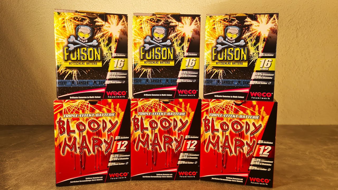 POISON & BLOODY MARY VERBUND💥⚡️ ☄️ // 2 eigene Verbünde // Colour ...