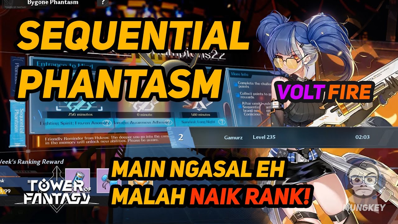 LANGSUNG RANK 2 DONG PAKE SEQUENTIAL PHANTASM - Tower of Fantasy Bygone Phantasm - YouTube