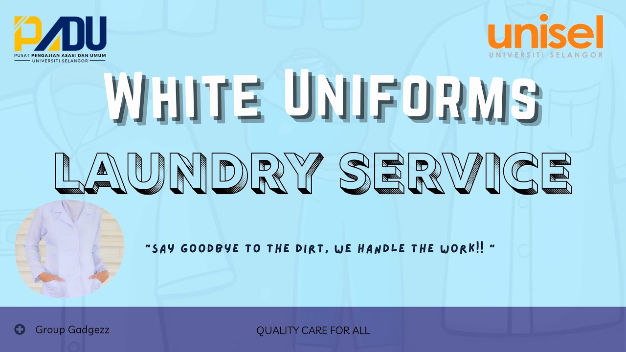 WHITE UNIFORMS LAUNDRY SERVICE - YouTube