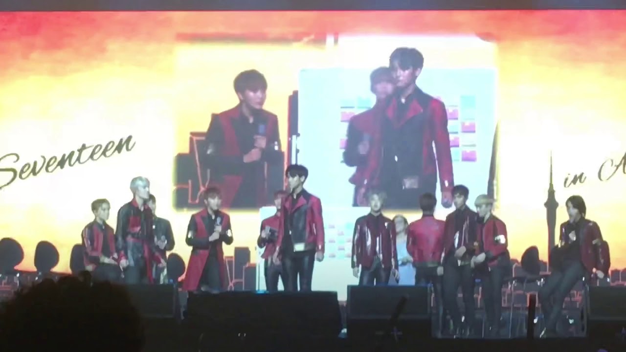 SEVENTEEN DANCING TO GIRL GROUP | SVT Shining Diamonds Fanmeet Auckland ...