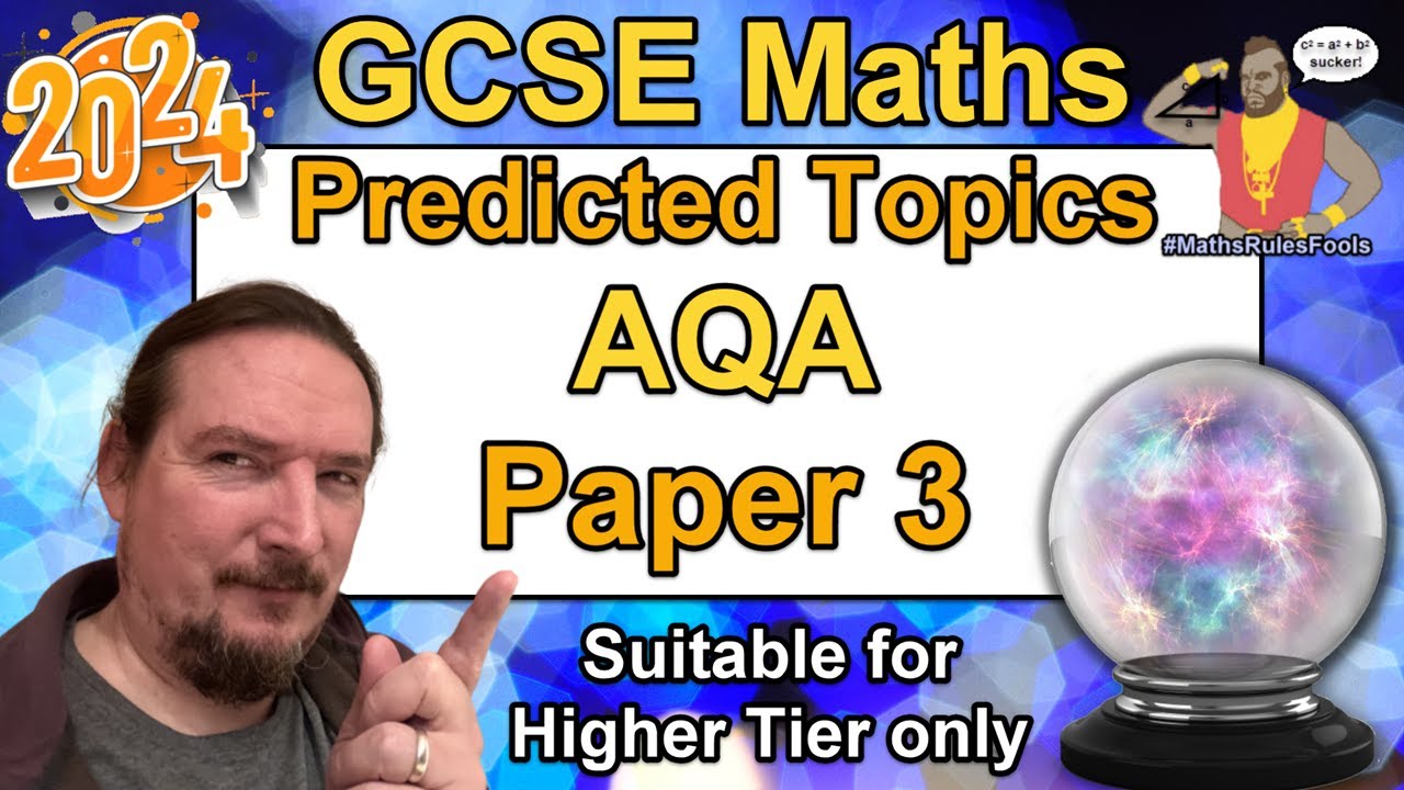 AQA GCSE Maths - Predicted Paper 3 - June 2024 - Higher Tier - YouTube