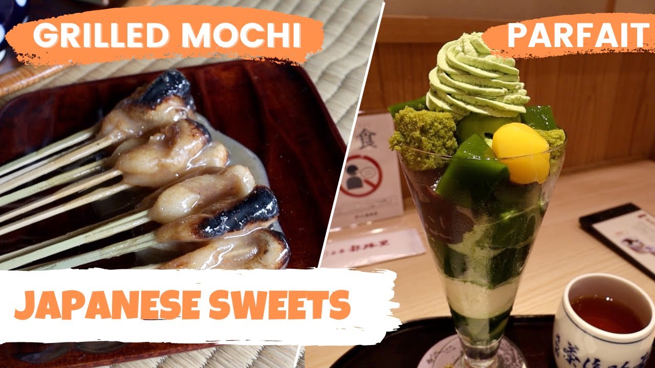 Japanese Sweets in Kyoto (Modern vs Traditional Sweets) - YouTube