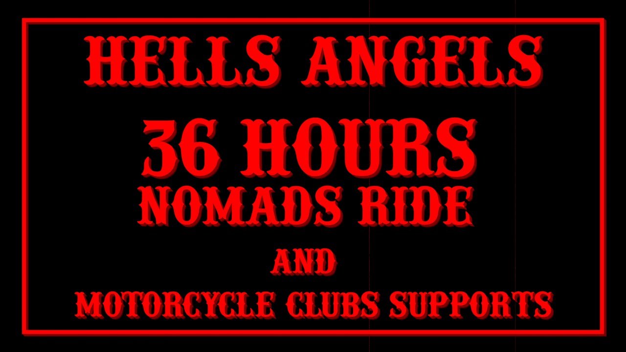 Hells Angels Nomads Ride Youtube