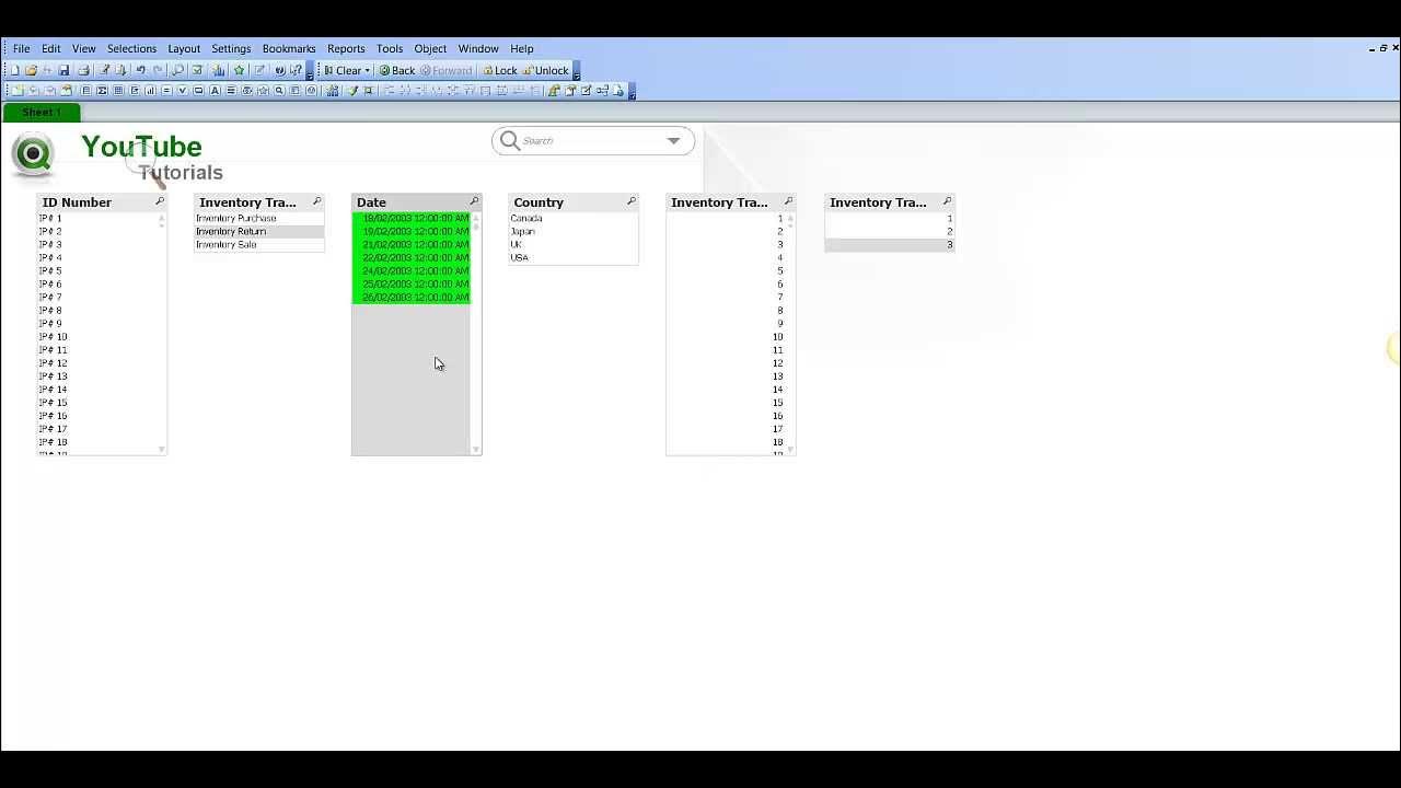 Qlikview AGGR Hide Excluded by RFB 154 - YouTube
