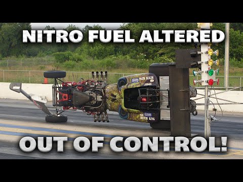 Nitro Fuel Altered Out Of Control | Drag Racing - YouTube