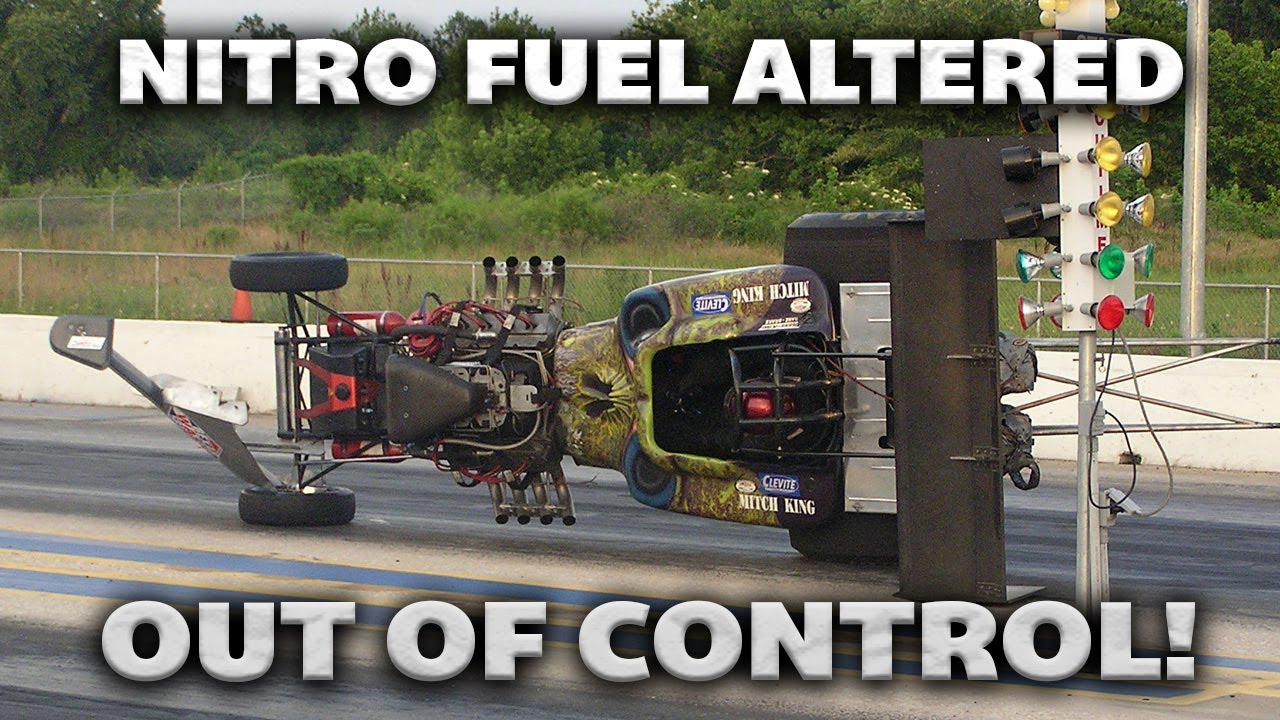 Nitro Fuel Altered Out Of Control | Drag Racing - YouTube