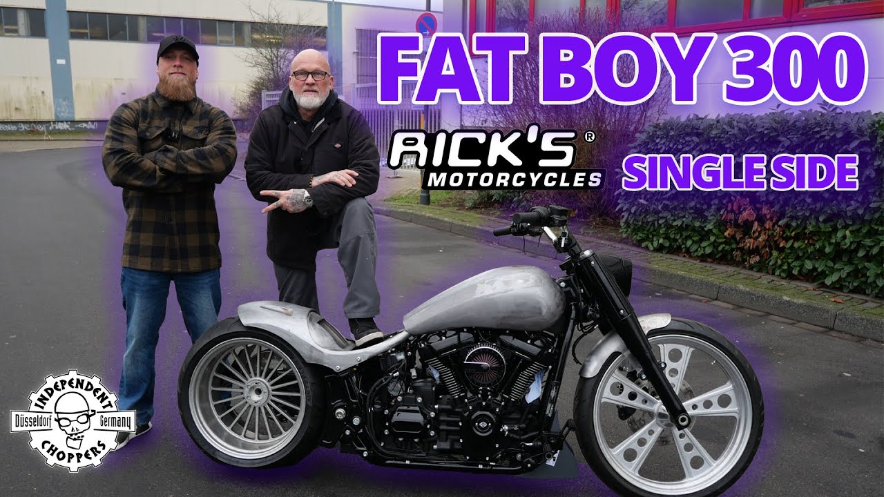 Independent Choppers - FAT BOY 300 Single Side - Einarmschwinge - YouTube