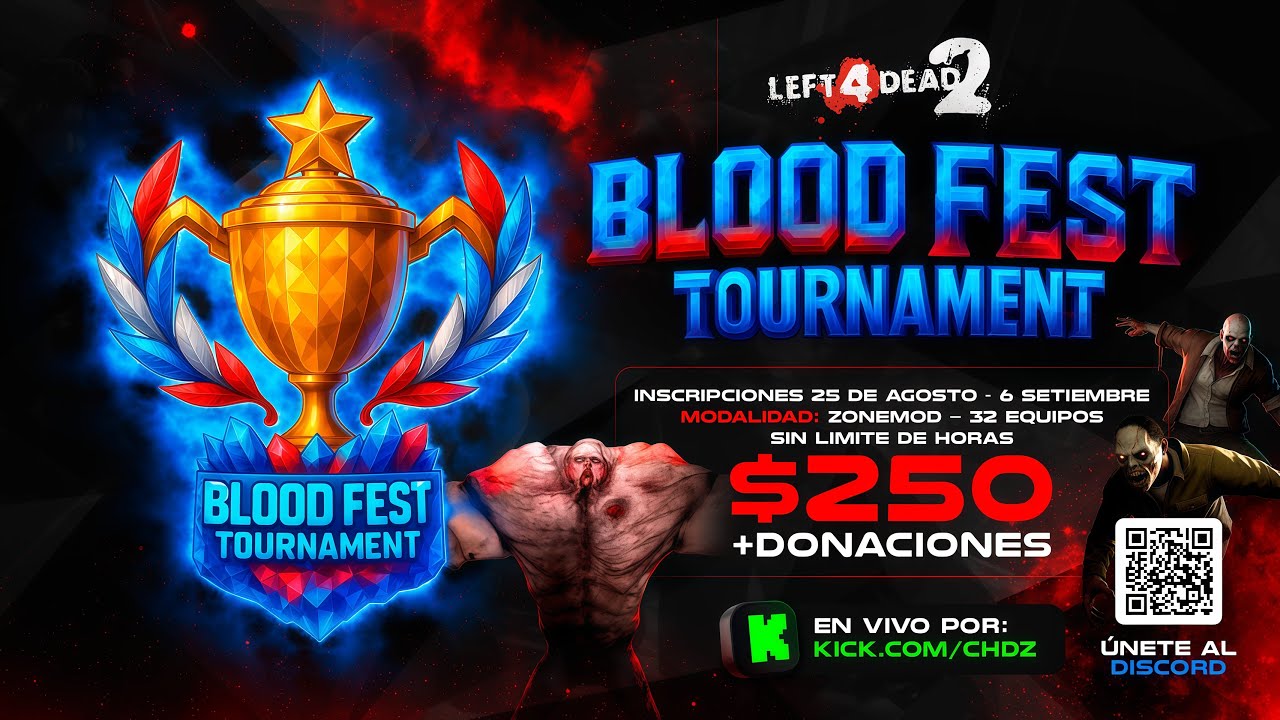 BLOOD FEST TOURNAMENT | L4D2 | 250 DOLARES | INSCRIPCIONES ABIERTAS ...