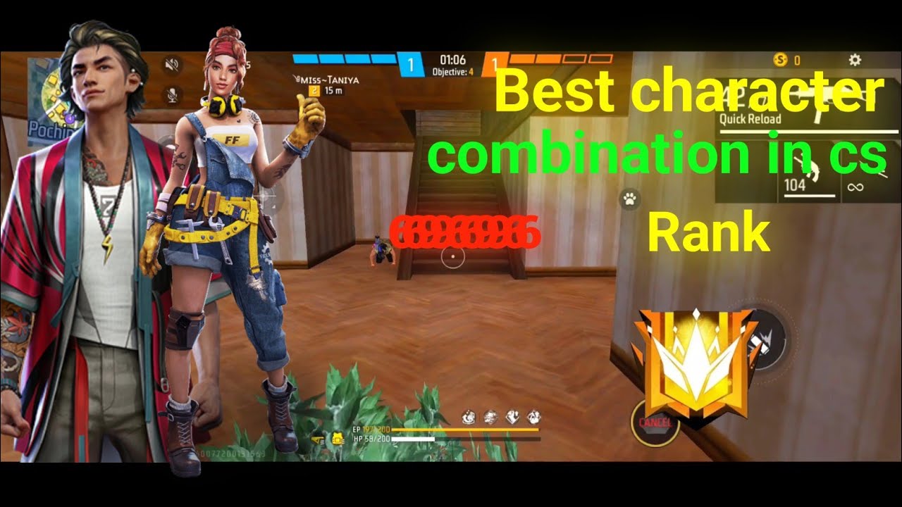 Best character combination in cs Rank! CS rank push season २०!Grena ...