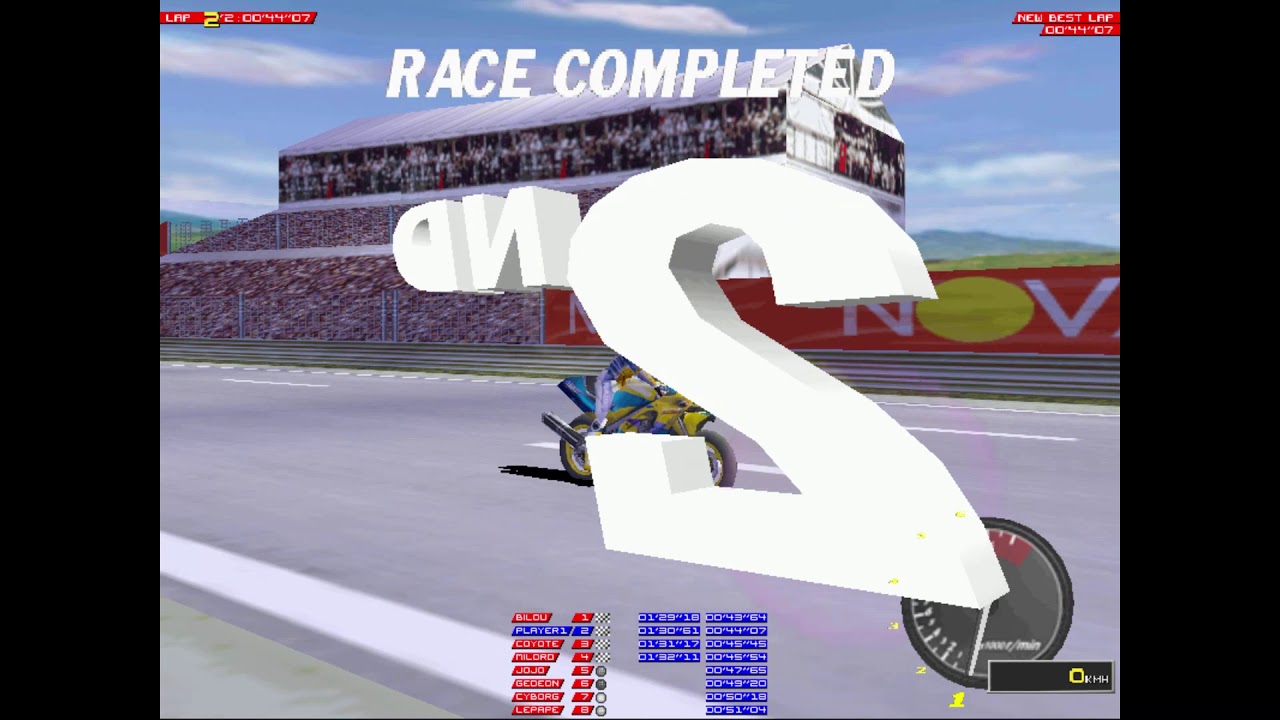 Moto Racer 2 PC Demo Gameplay (Windows 95 - PCem v15) - YouTube