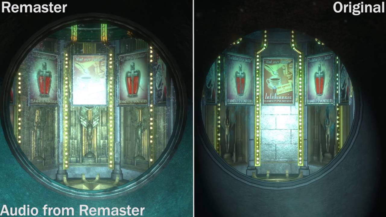 Bioshock vs Bioshock Remaster - PC Comparison - YouTube