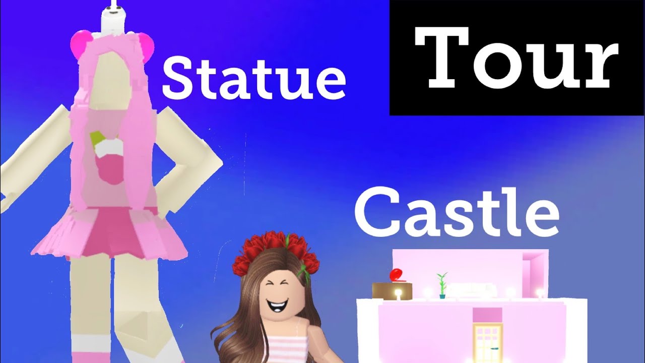 Megan Plays Statue And Pink Castle In Adopt Me! Roblox Adopt Me Builds ...