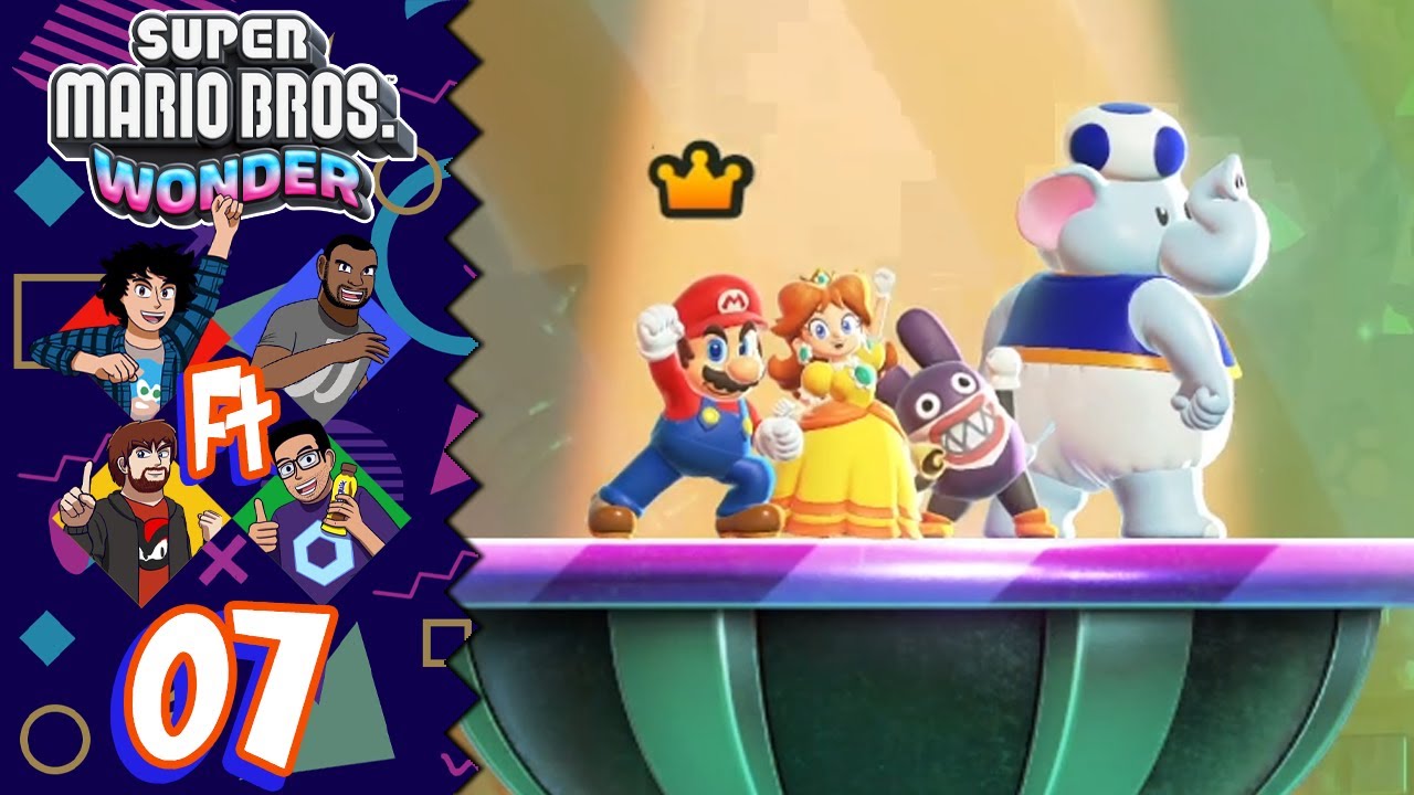 TGMG Play: Super Mario Bros. Wonder 4-Player 100% - Part 7 | This World ...