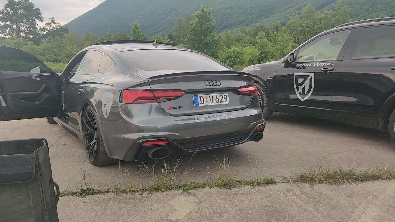 2021. Pink Wing: Audi RS5 Sportback - Sound Check - YouTube