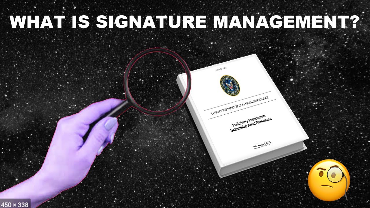 Pentagon Says UAP Use "Signature Management"!! - YouTube