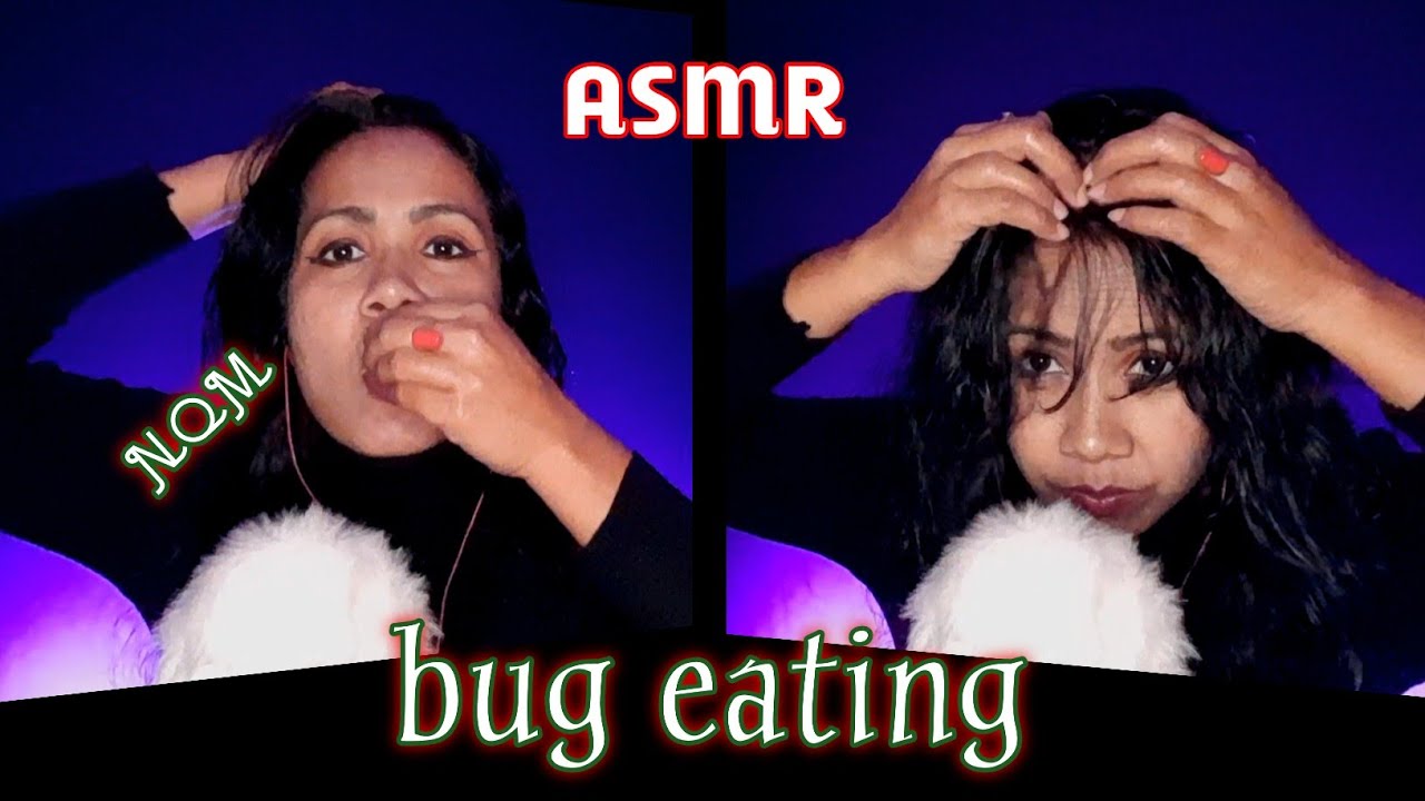Asmr Hindi | bug searching and eating asmr 🐛 asmr mouth sounds (english ...