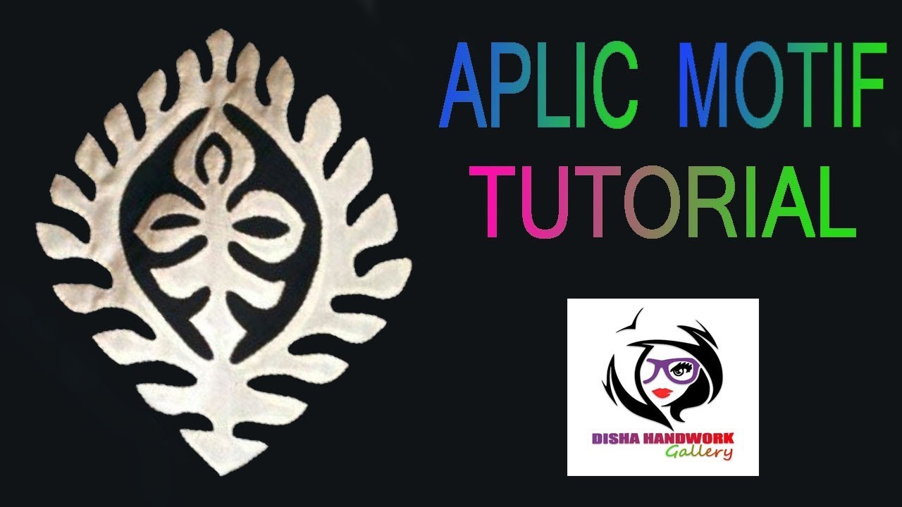 Hand Embroidery/Aplic Work Tutoriul for Cushion And Bedsheet/Applique ...