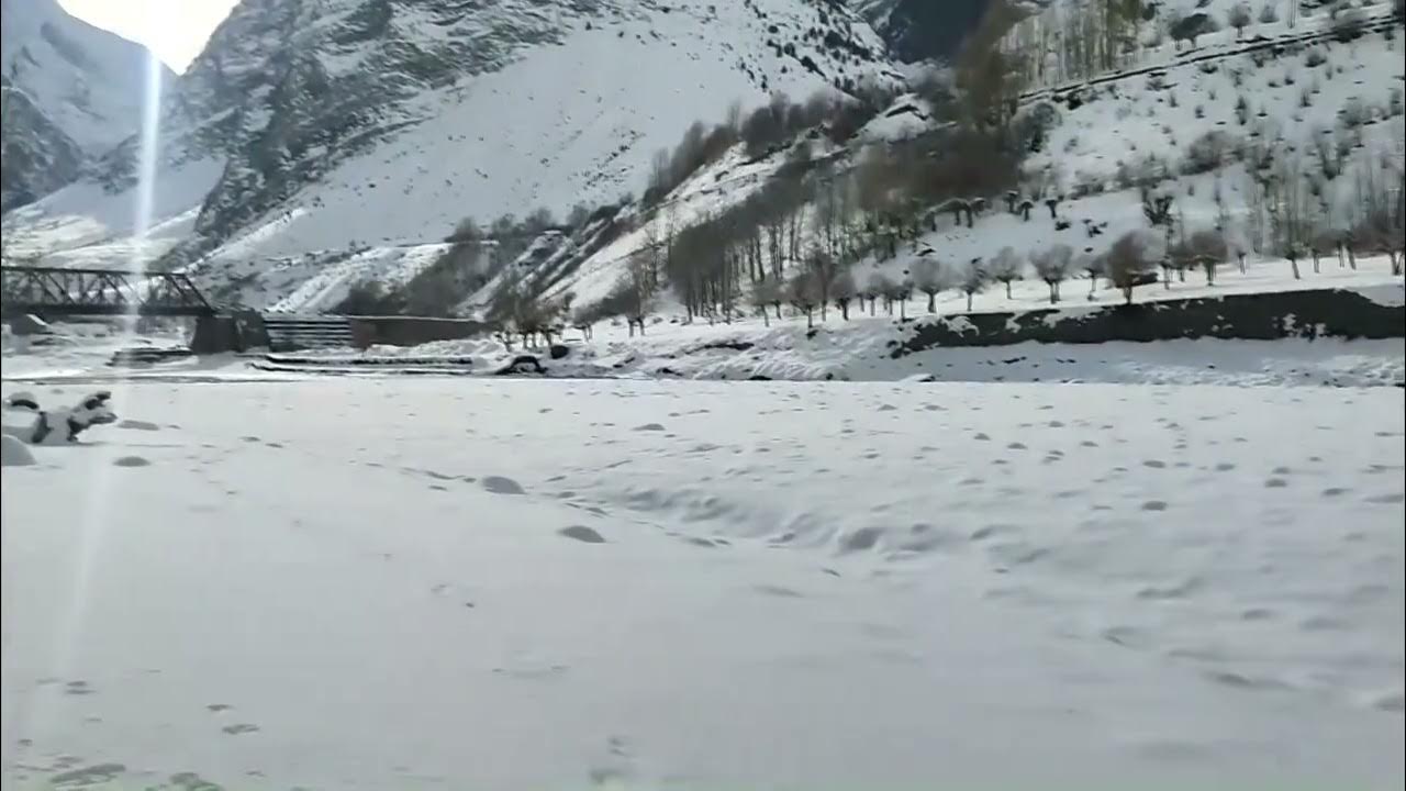 Snow blankets Lahaul-Spiti Valley as temperature continues to drop in Himachal Pradesh - YouTube