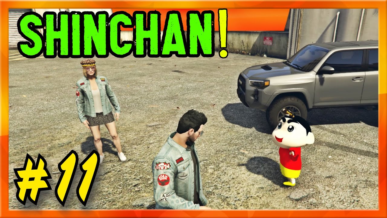 Meeting Shinchan in GTA 5! - YouTube