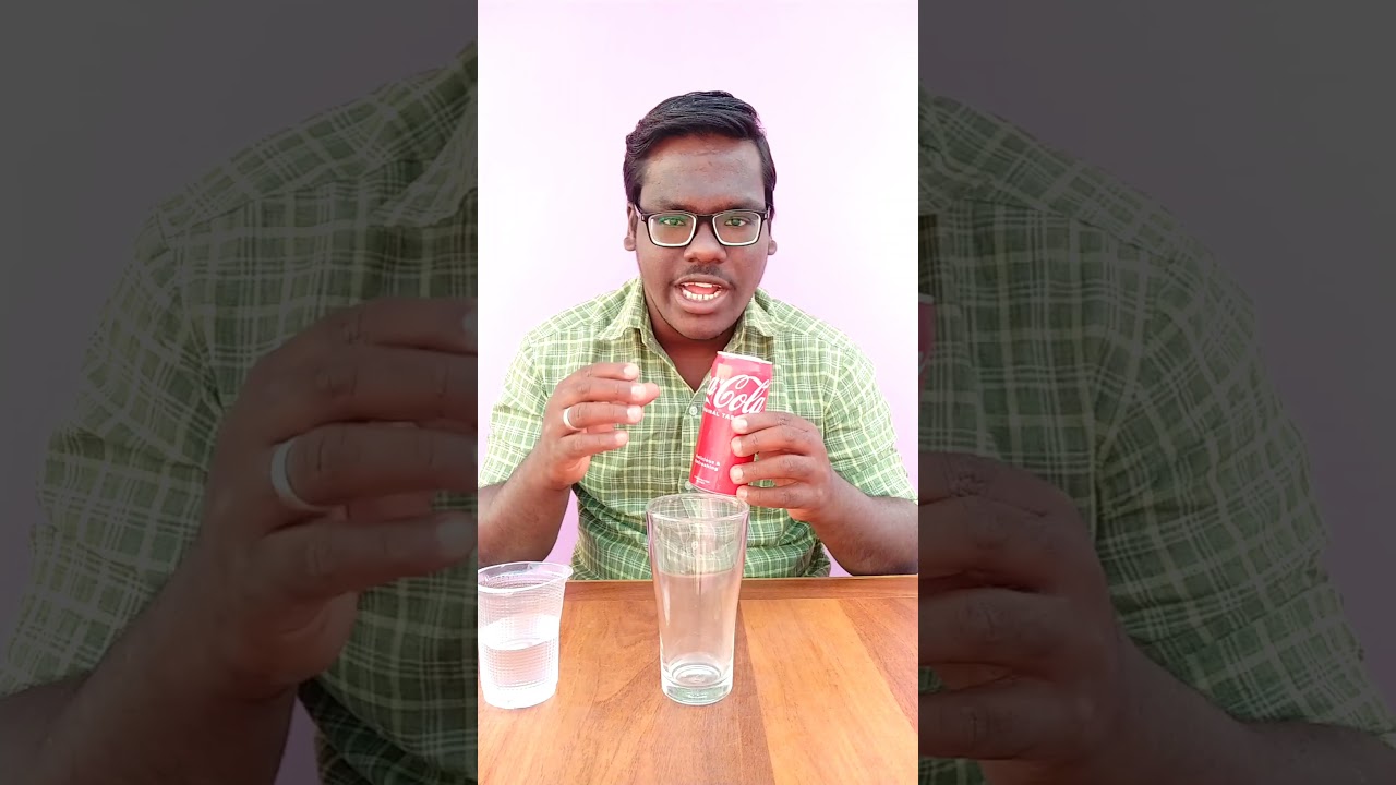😲 Glass and Coke Can Balance Experiment 😂 #shorts #trending # ...