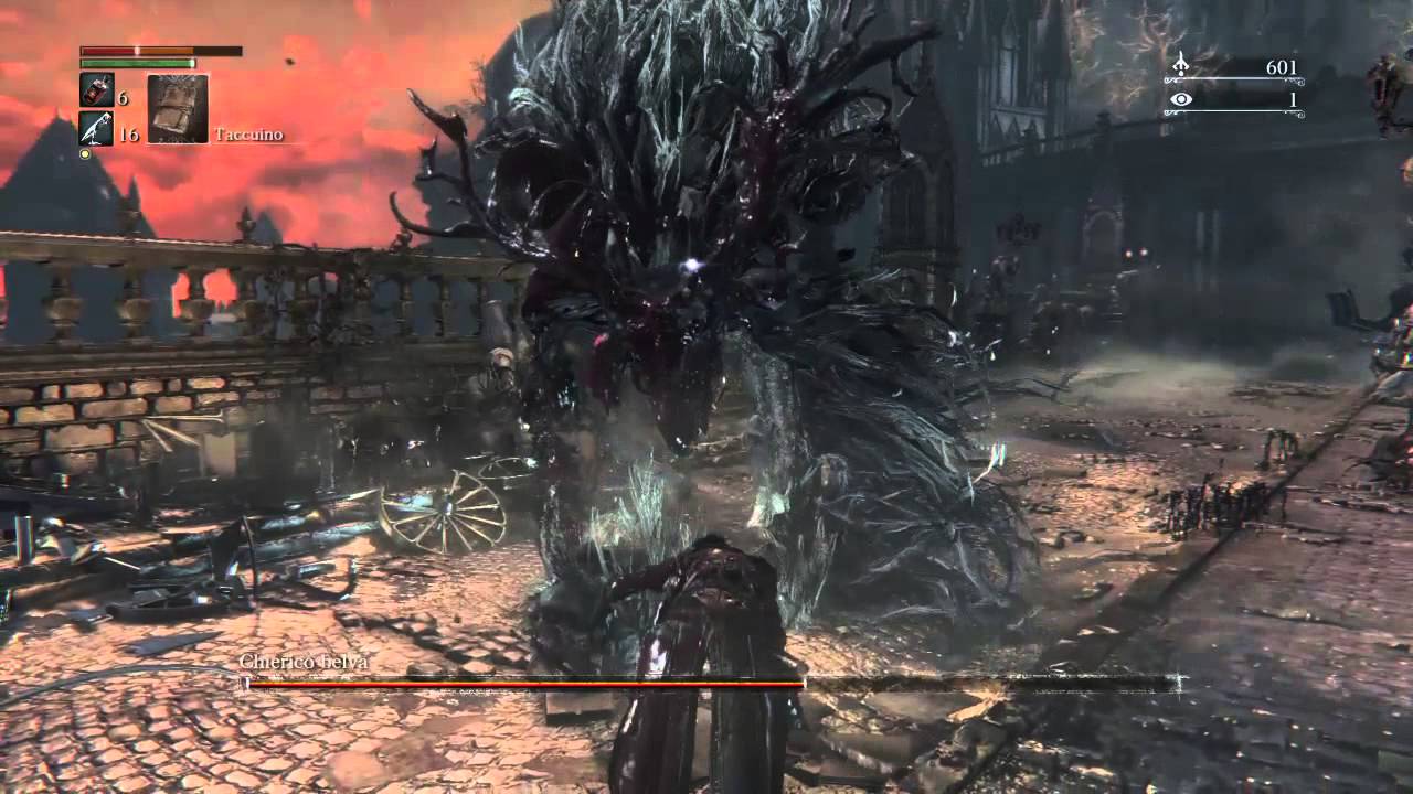 Bloodborne first boss cleric beast - YouTube