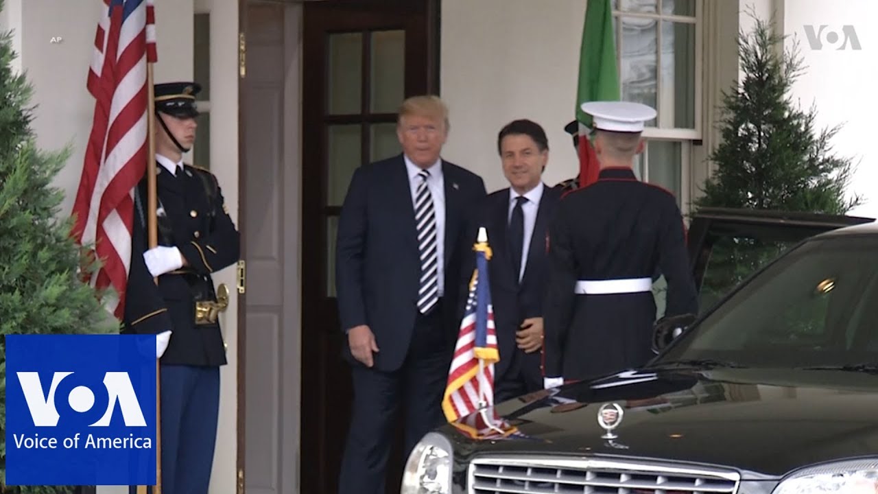 Trump Welcomes Italian Prime Minister Conte - YouTube